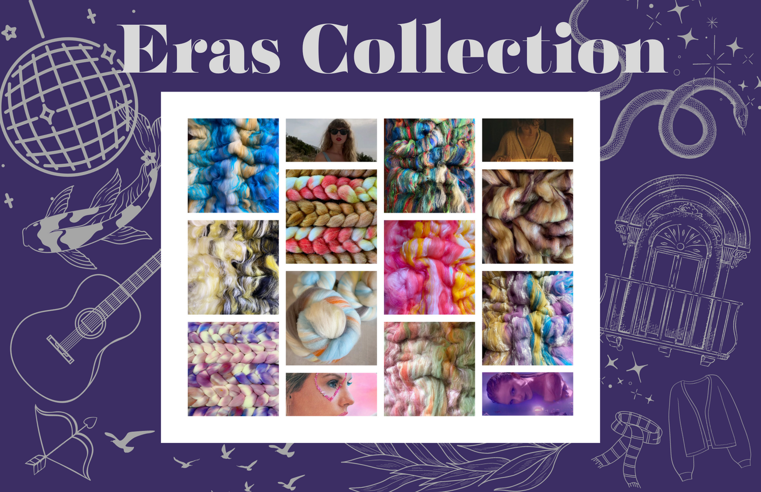 Taylor Swift Eras Spinning Collection – Green Goat Ranch